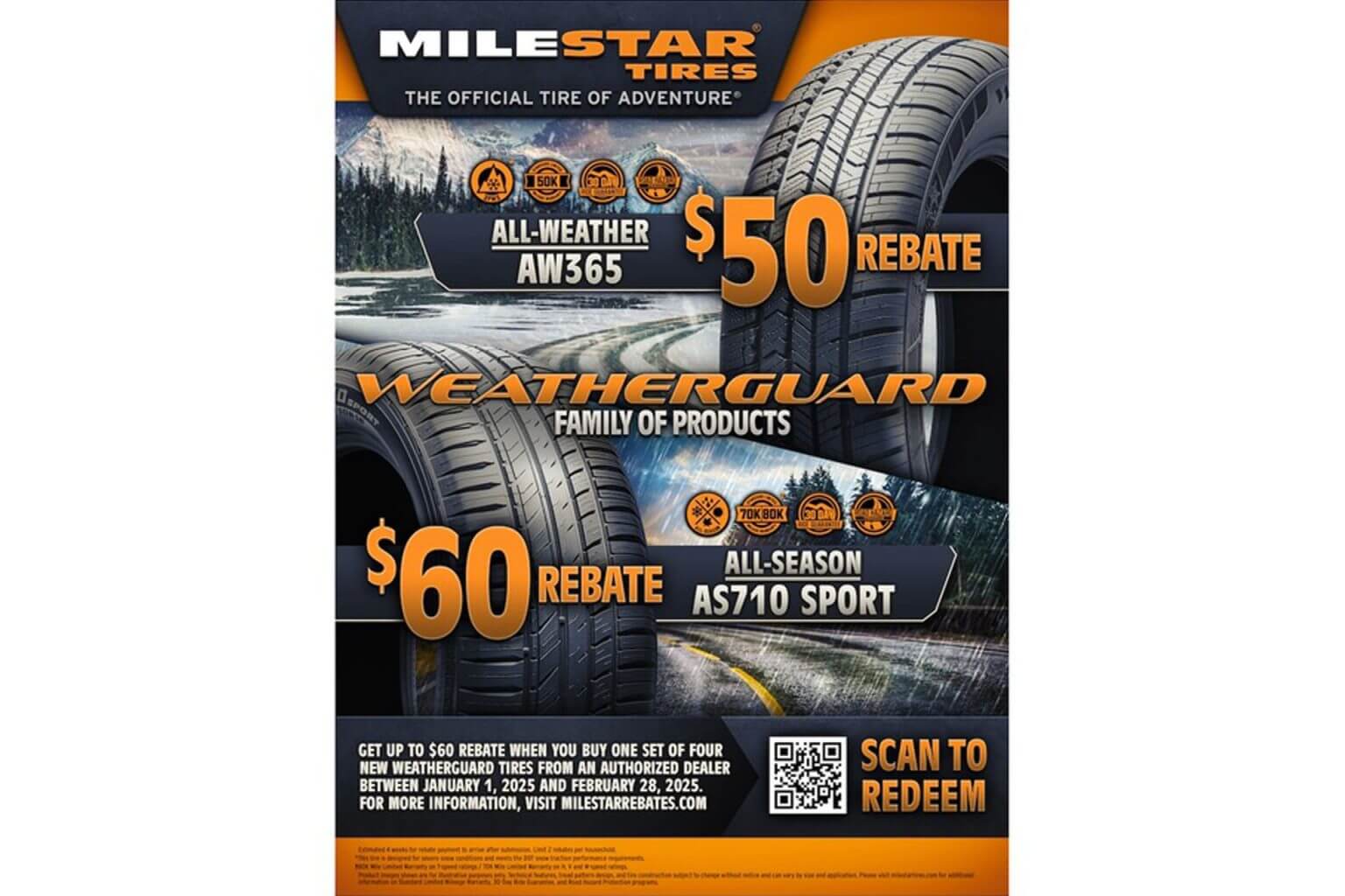 MILESTAR TIRES TO LAUNCH FIRST-EVER CONSUMER REBATE PROGRAM - Milestar ...